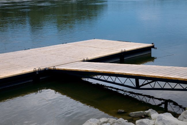 Dock Installation, High Rock Lake, NC | Custom Dock Works